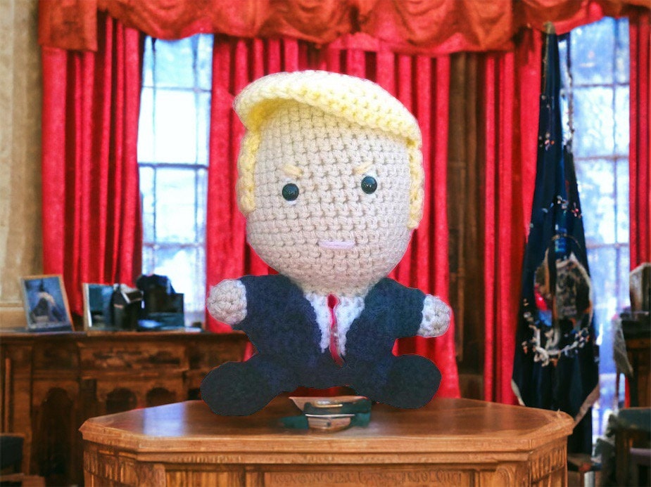 President Trump Inspired Amigurumi Plush - Etsy