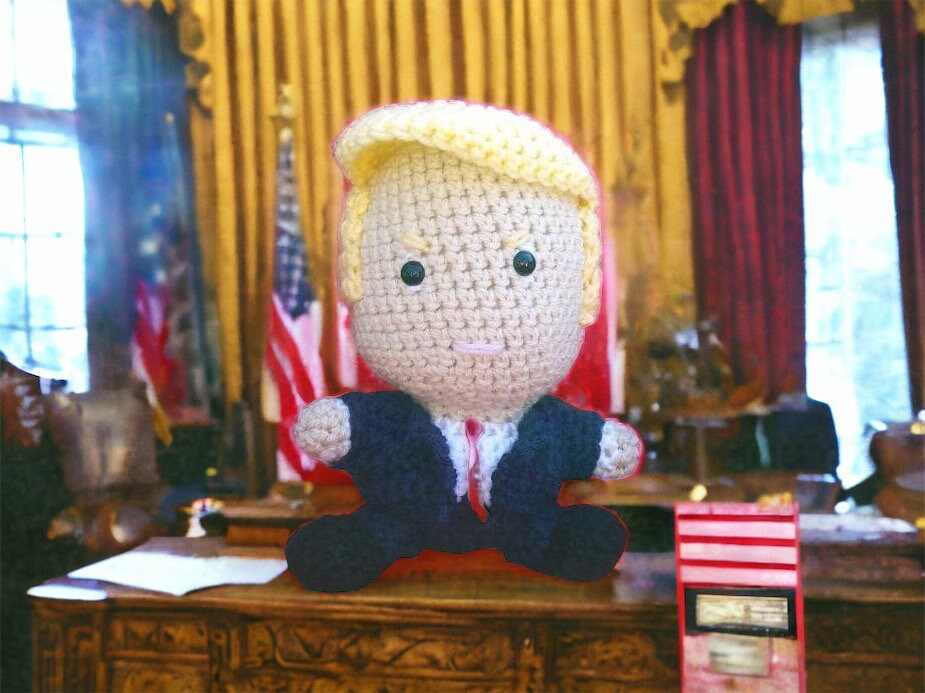 President Trump Inspired Amigurumi Plush - Etsy
