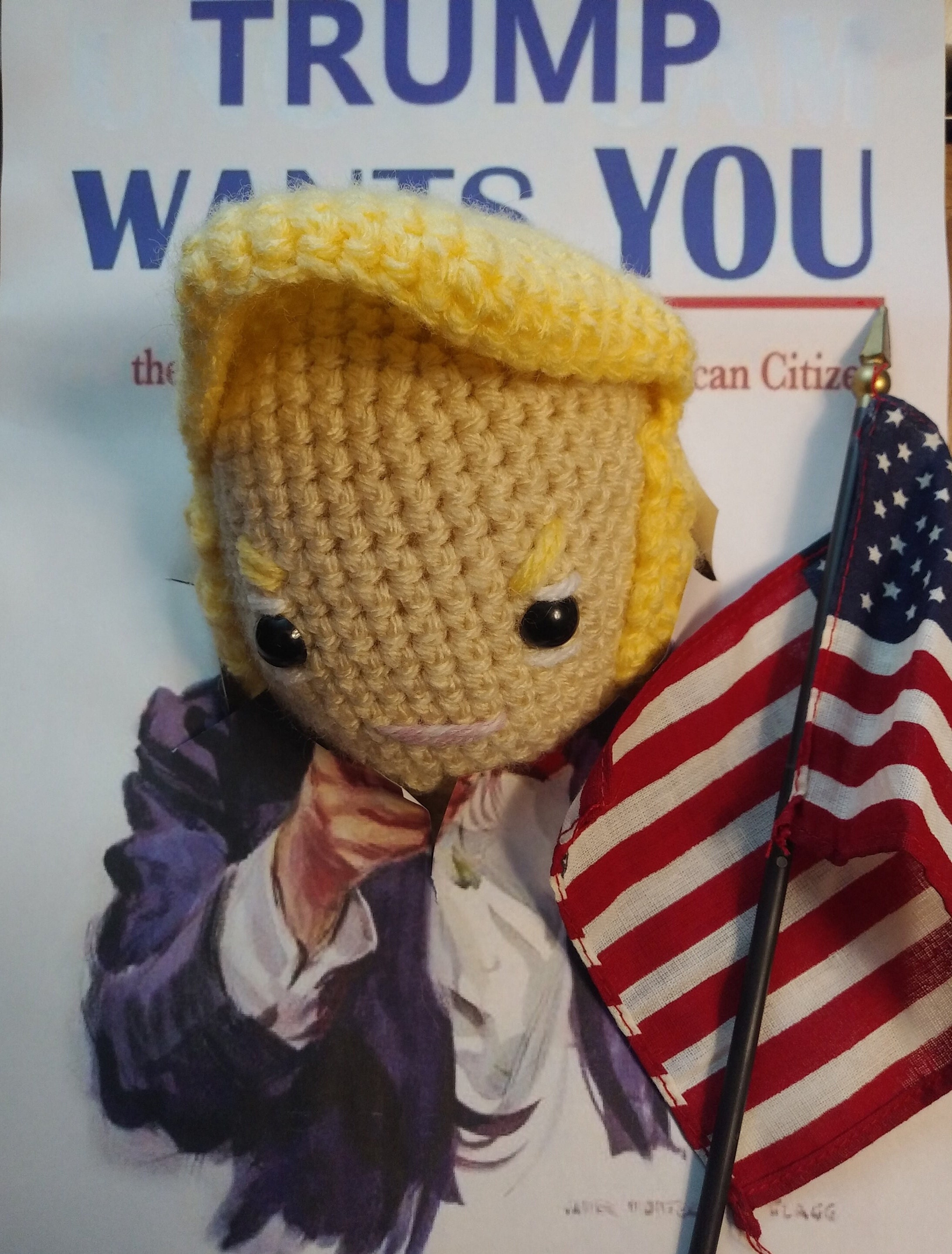 President Trump Inspired Amigurumi Plush - Etsy