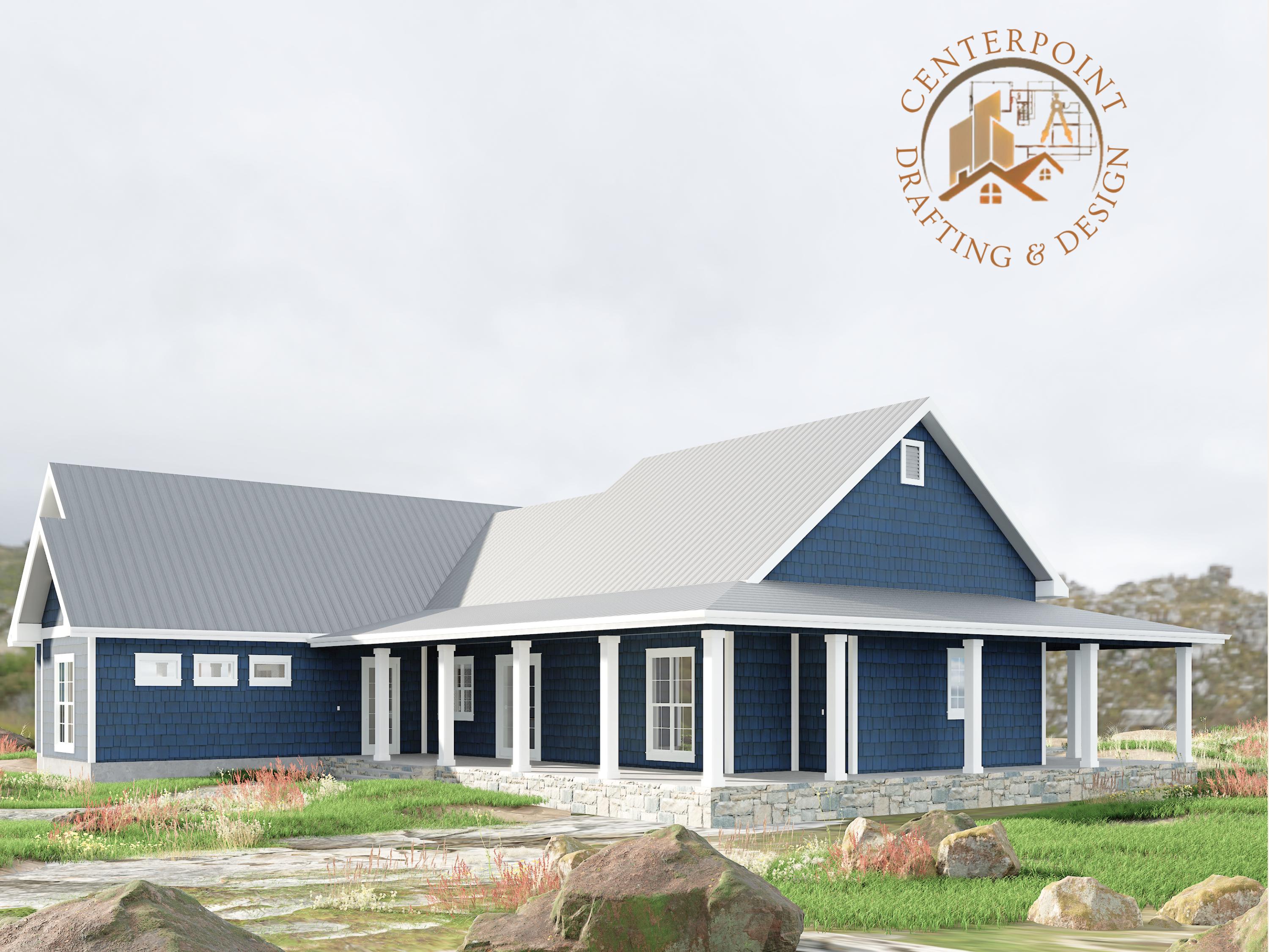 COZY HOUSE PLAN | 3 Bedroom 2.5 Bath Coastal, Cottage, Farmhouse Plan ...