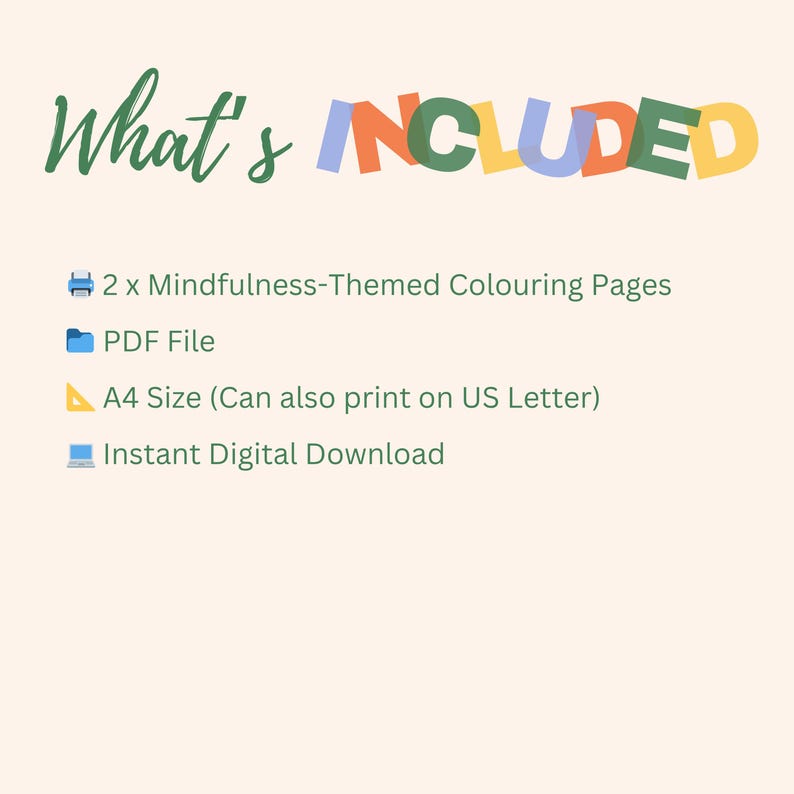 Mindfulness Colouring Pages for Kids | Calm Down Activities | Printable ...