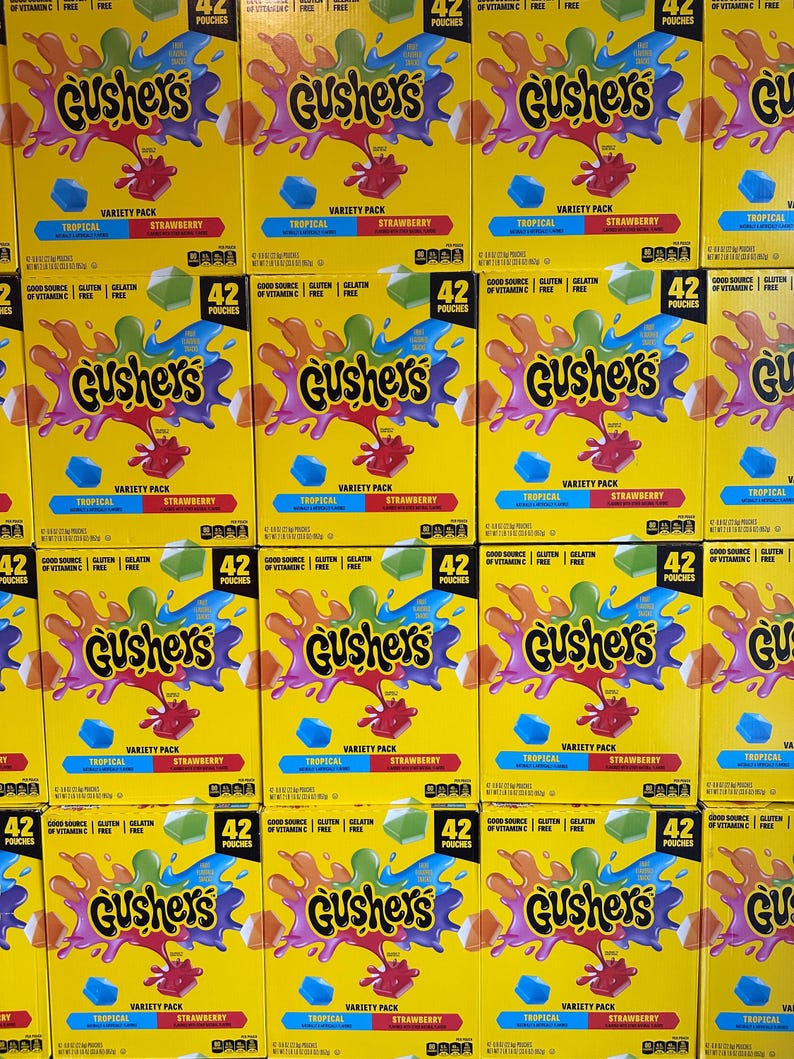Bulk Unwrapped Gushers for Chamoy Candy Making | 84 Pouches | 4.25 Pounds (68oz) Total - Etsy