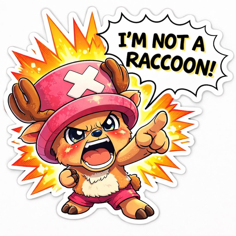 Tony Tony Chopper Sticker Pack | One Piece Anime Stickers | Kawaii ...