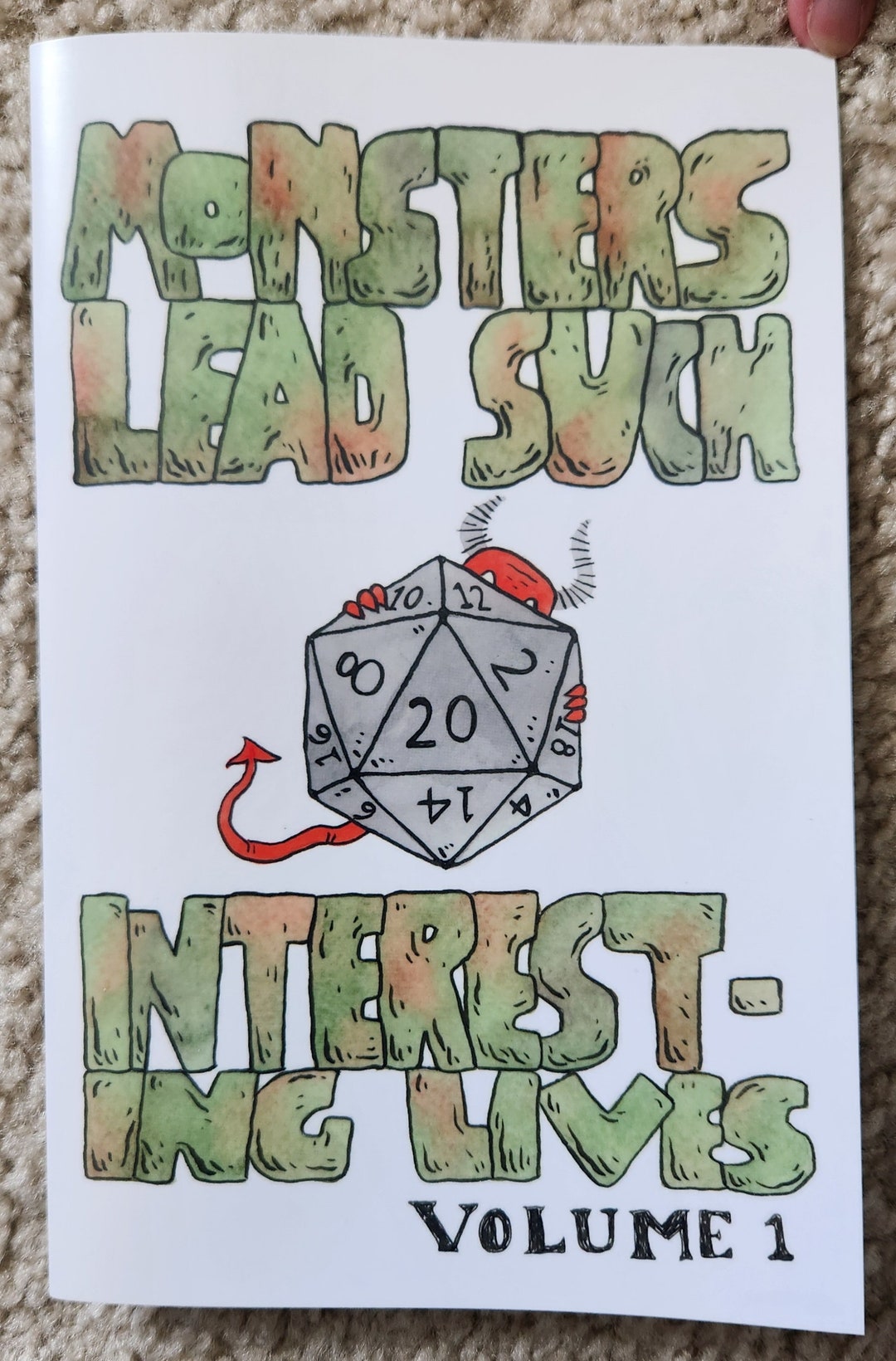 Monsters Lead Such Interesting Lives, Volume 1 (art Zine) - Etsy