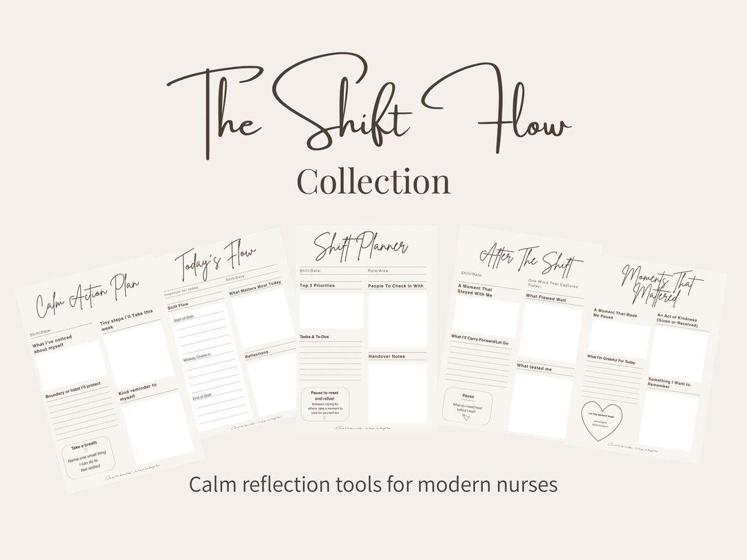 Shift Reflection Pack for Nurses | Post-shift Reset & Emotional ...