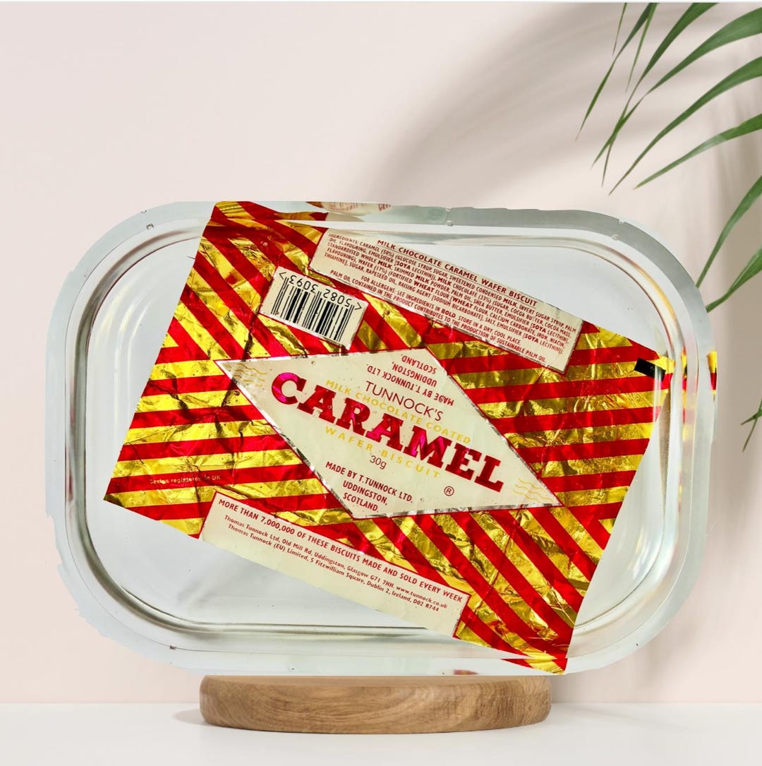 Tray Made From Recycled Tunnocks Wafer Biscuit Packaging - Etsy