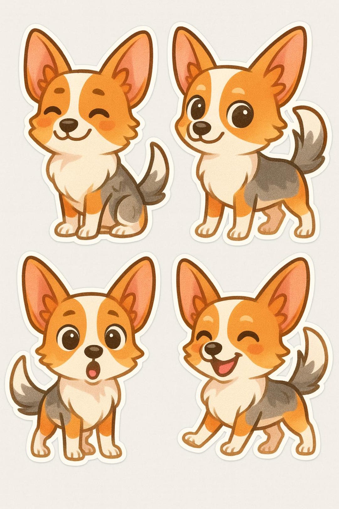 Custom Cartoon Pet Sticker Pack – (digital Download) - Etsy