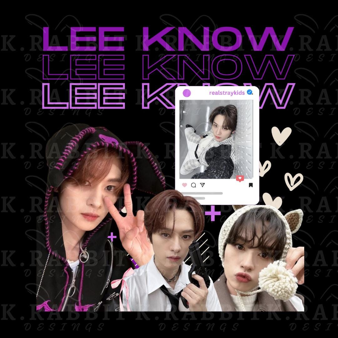 Lee Know Stray Kids T-shirt/PNG design/ Lee Know T-shirt/Instant ...