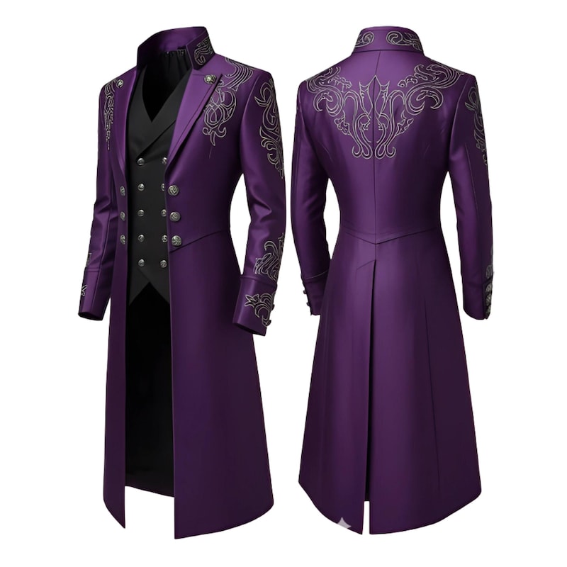 Purple Coat Regency Era - Etsy