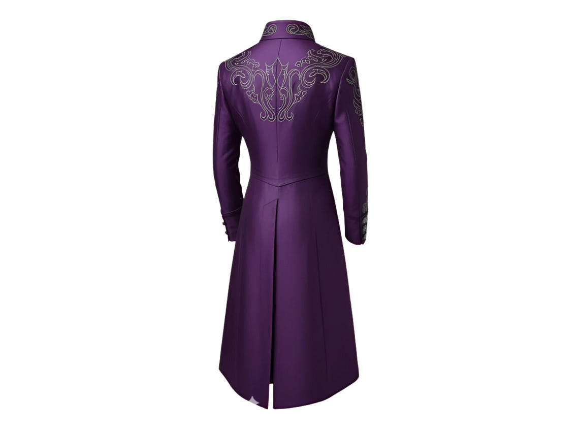 Victorian Gothic Tailcoat | Elegant Cotton Steampunk Jacket for Men ...