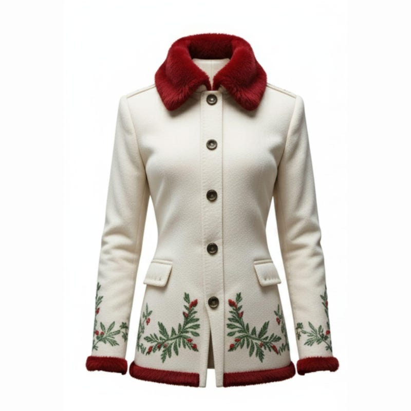 Womens Cream Fur Jacket - Etsy