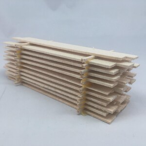 O Gauge Lumber Pile | Logging Scenery | Model Railroad | O Scale ...
