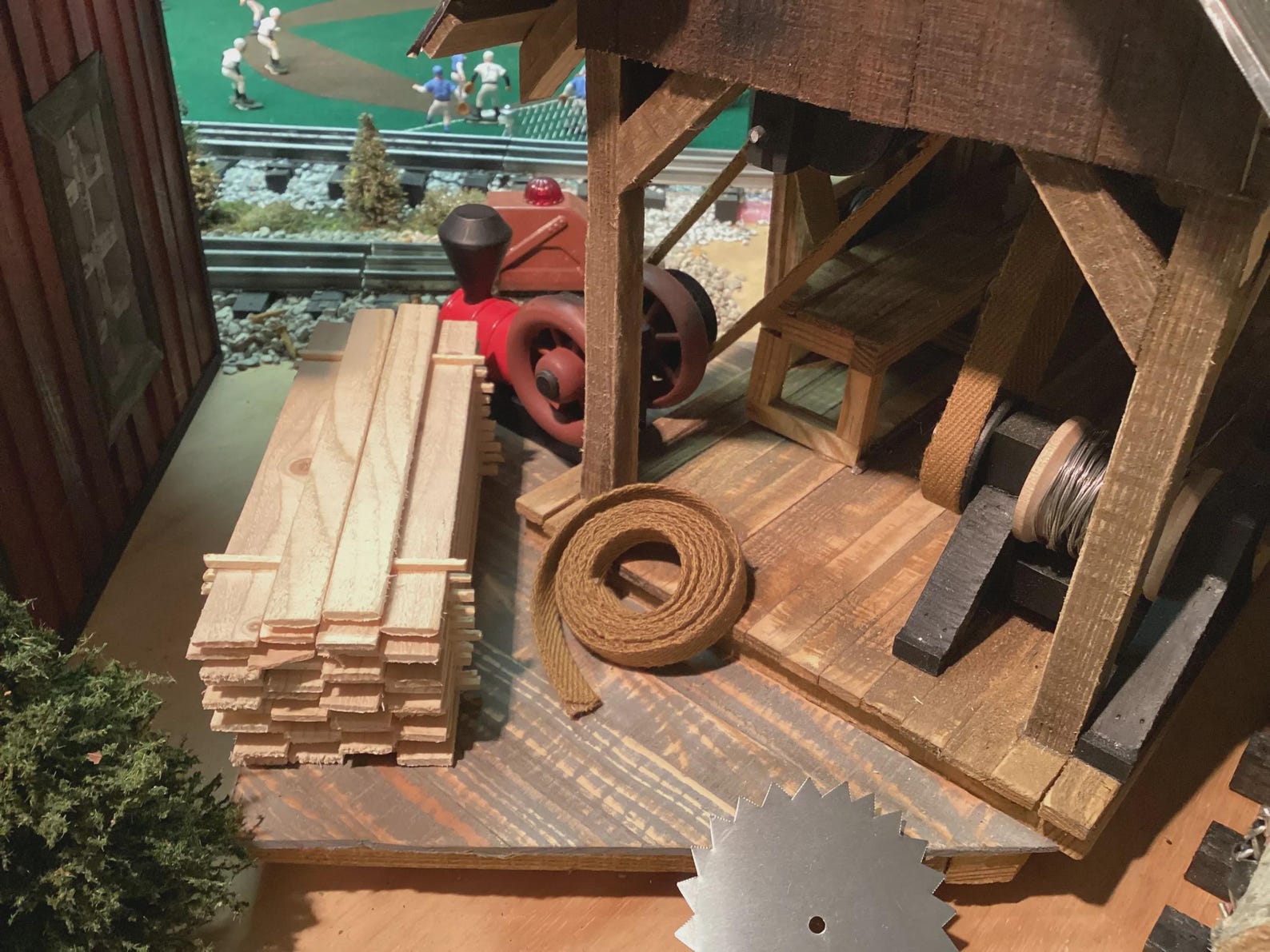 O Gauge Lumber Pile | Logging Scenery | Model Railroad | O Scale ...