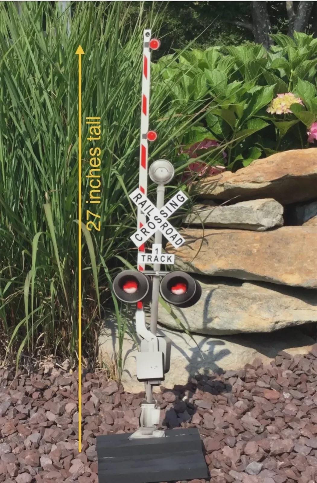 Train/railroad Party Decoration | Signal Sign W/base | 27 Inch | No ...