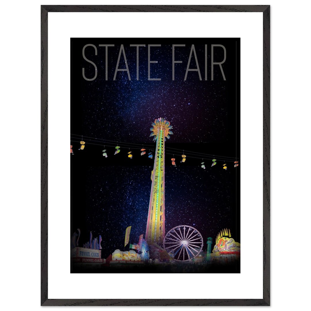 Florida State Fair Framed Photo | Tampa Skyline Travel Art - Etsy