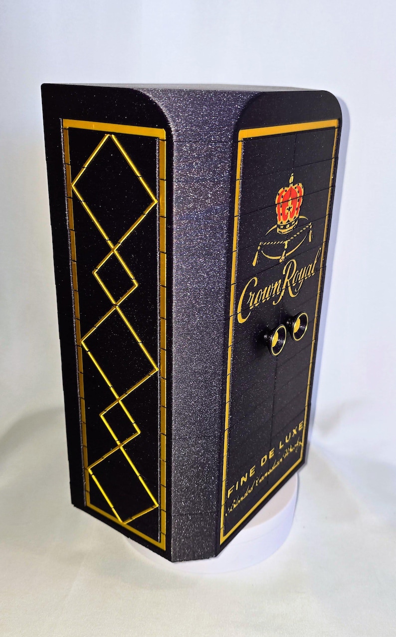Crown Royal Display Case: 3D Printed LED Lighted Bar Decor - Etsy