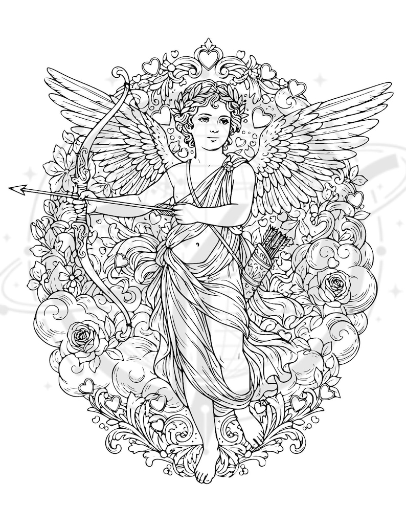 20 Romantic Valentine’s Day Coloring Pages for Adults | Elegant Love ...