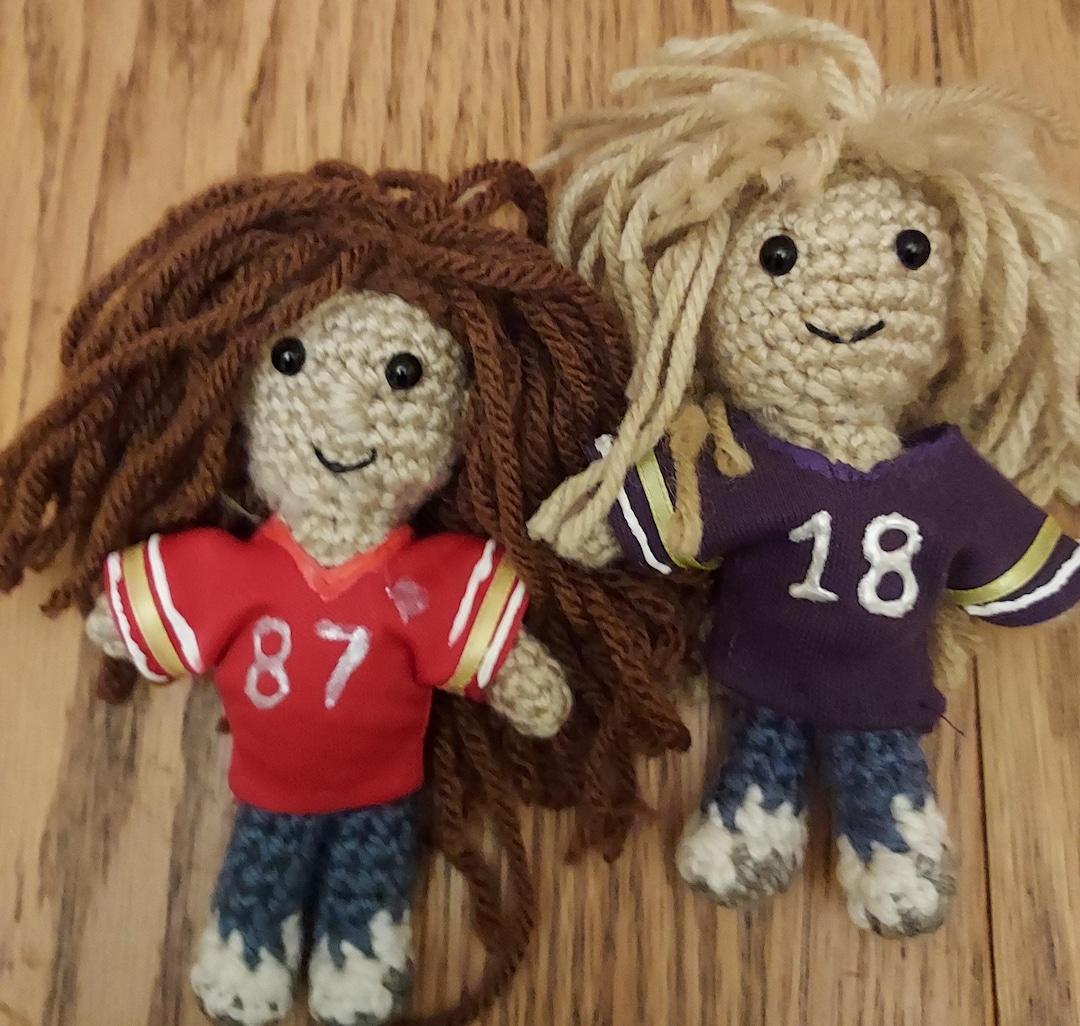 NFL Fan Doll--full Hair - Etsy