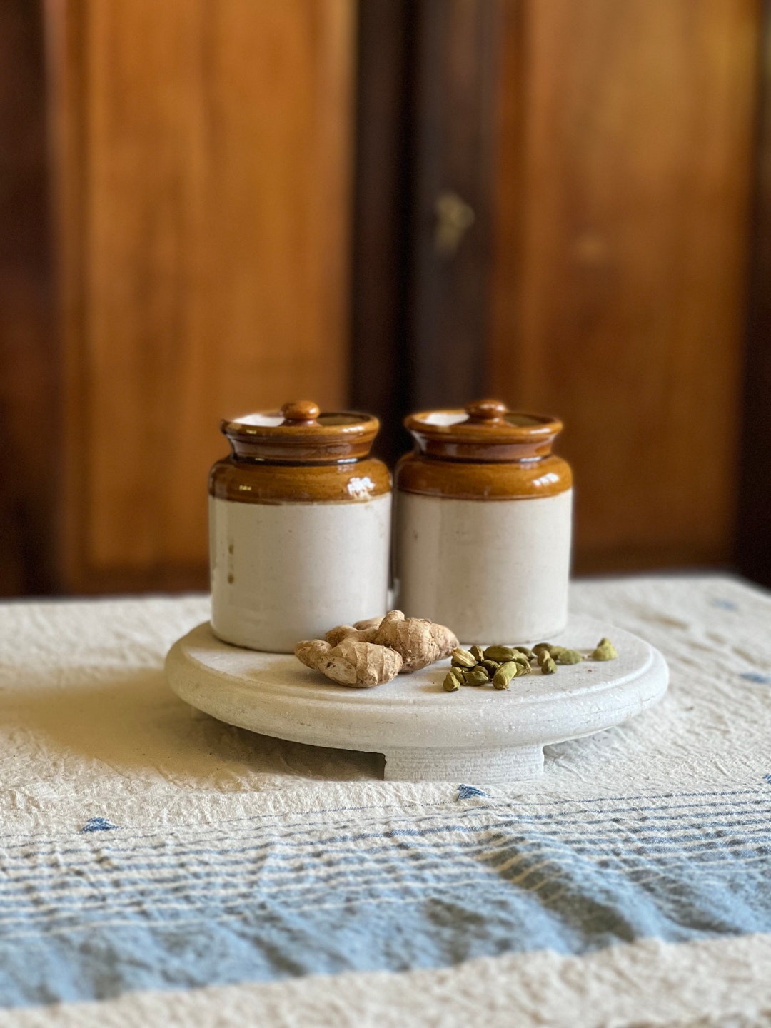 Vintage Pickle Jars Set of Two - Etsy
