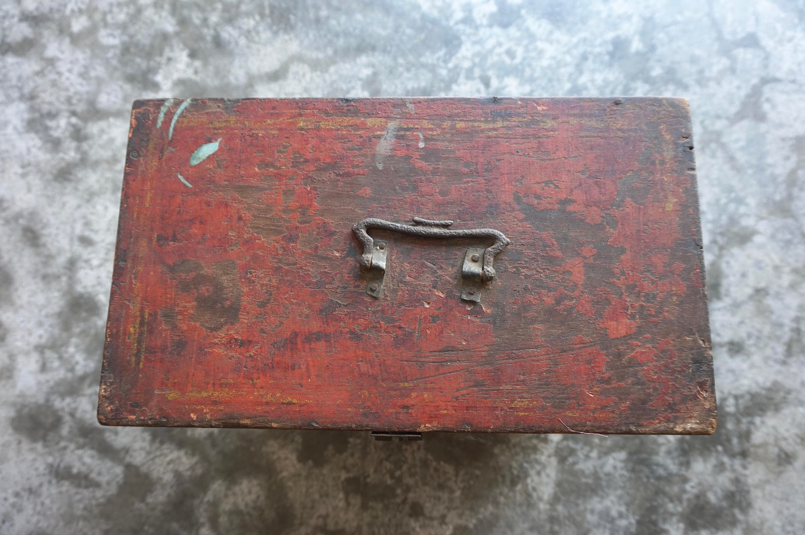 Red Box Wooden Manuscript Box Painted Box Antique Box | Etsy