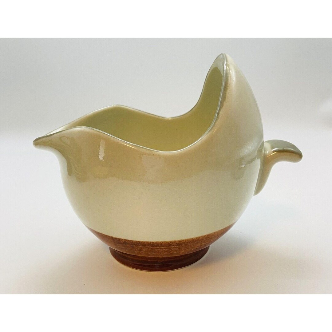 Winfield Pottery Gabriel Pasadena Gravy Sauce Bowl With Handle Beige ...