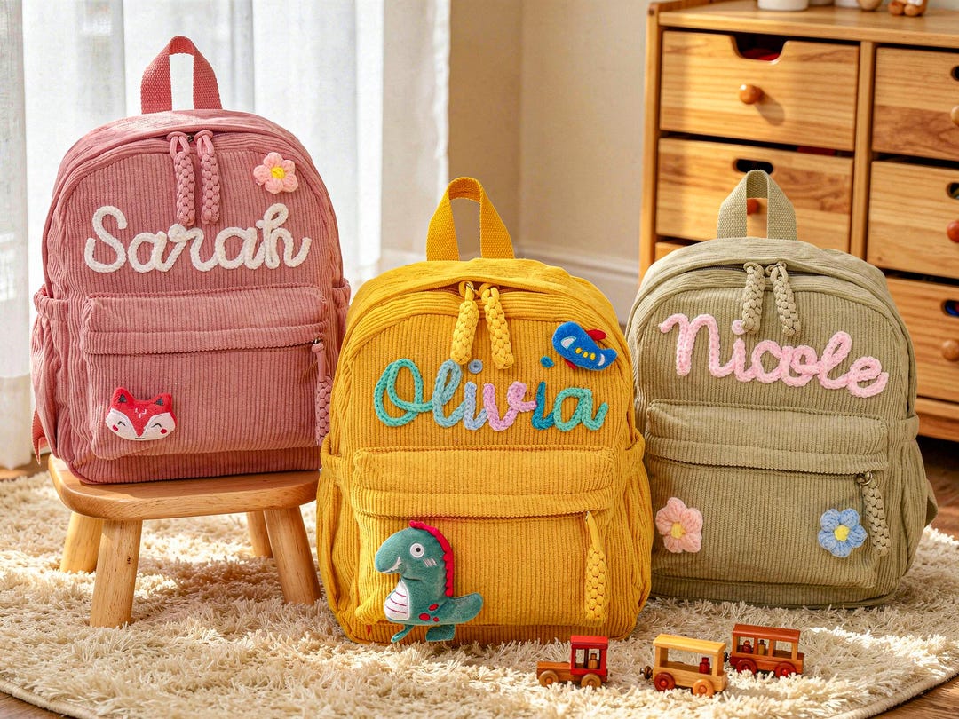 Personalized Toddler Backpack,custom Kids Backpacks With Name Gift ...