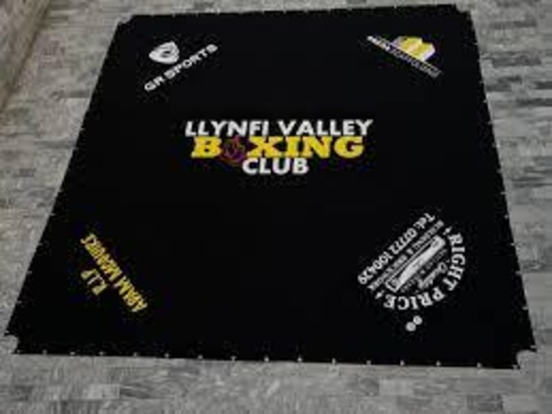 Custom Gym Logo Boxing Ring Canvas: Heavy Duty, Fire Proof - Etsy