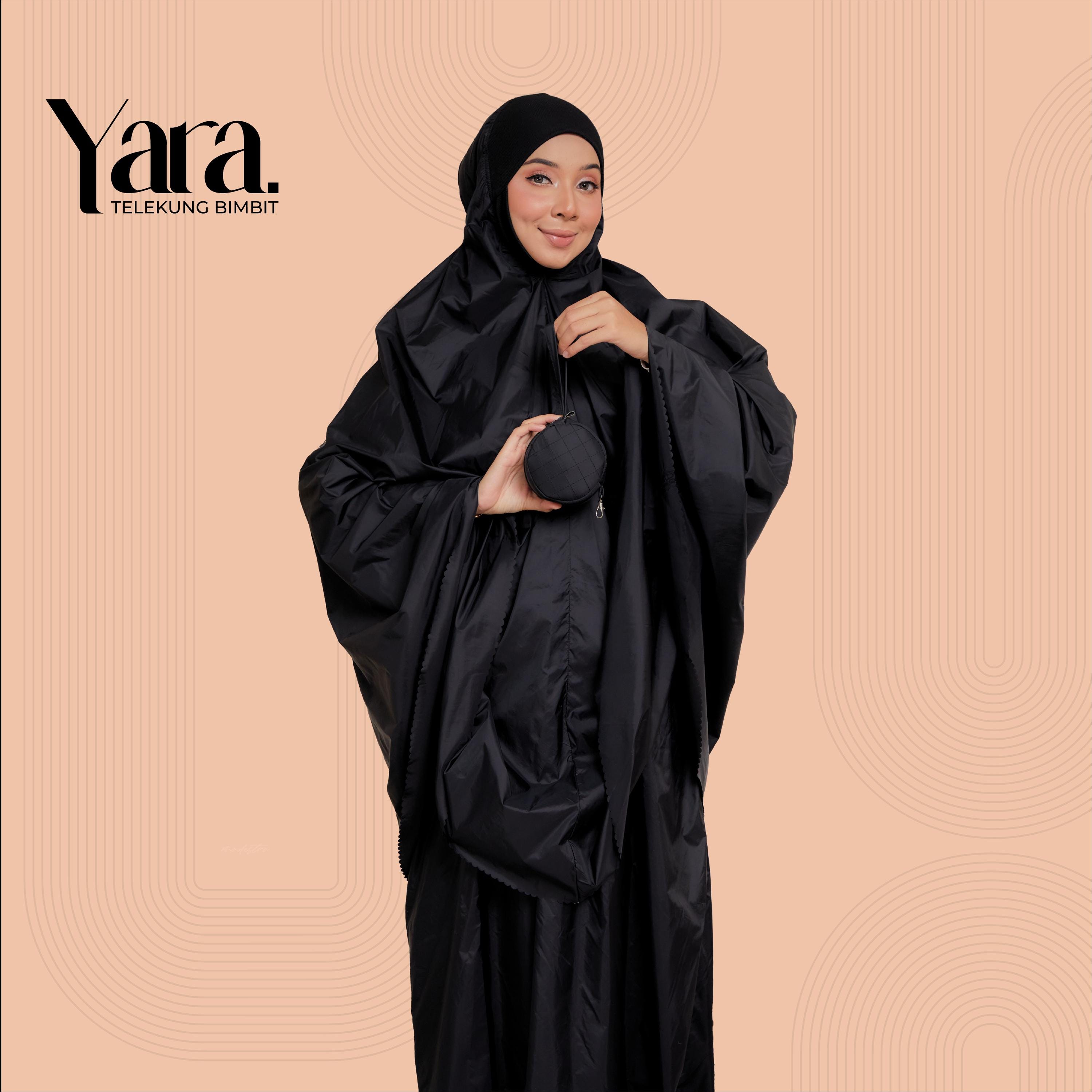 Yara Portable Prayer Set With Chin Cover – Includes Bag + Telekung (top ...