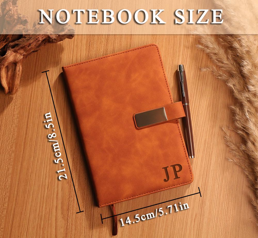 Custom Leather Journal Set,personalized Leather Notebook ,personalised ...