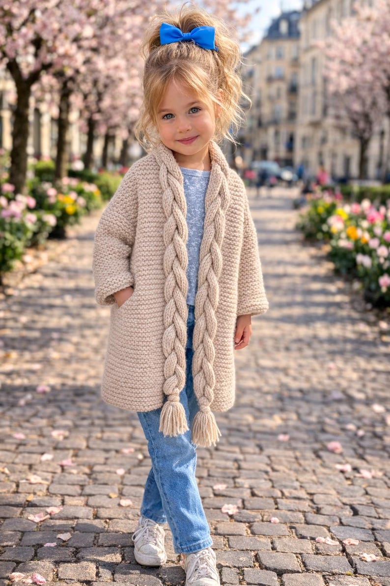 Girls Cardigan Knitting Pattern Bundle, Kids Knit Sweater Patterns - Etsy