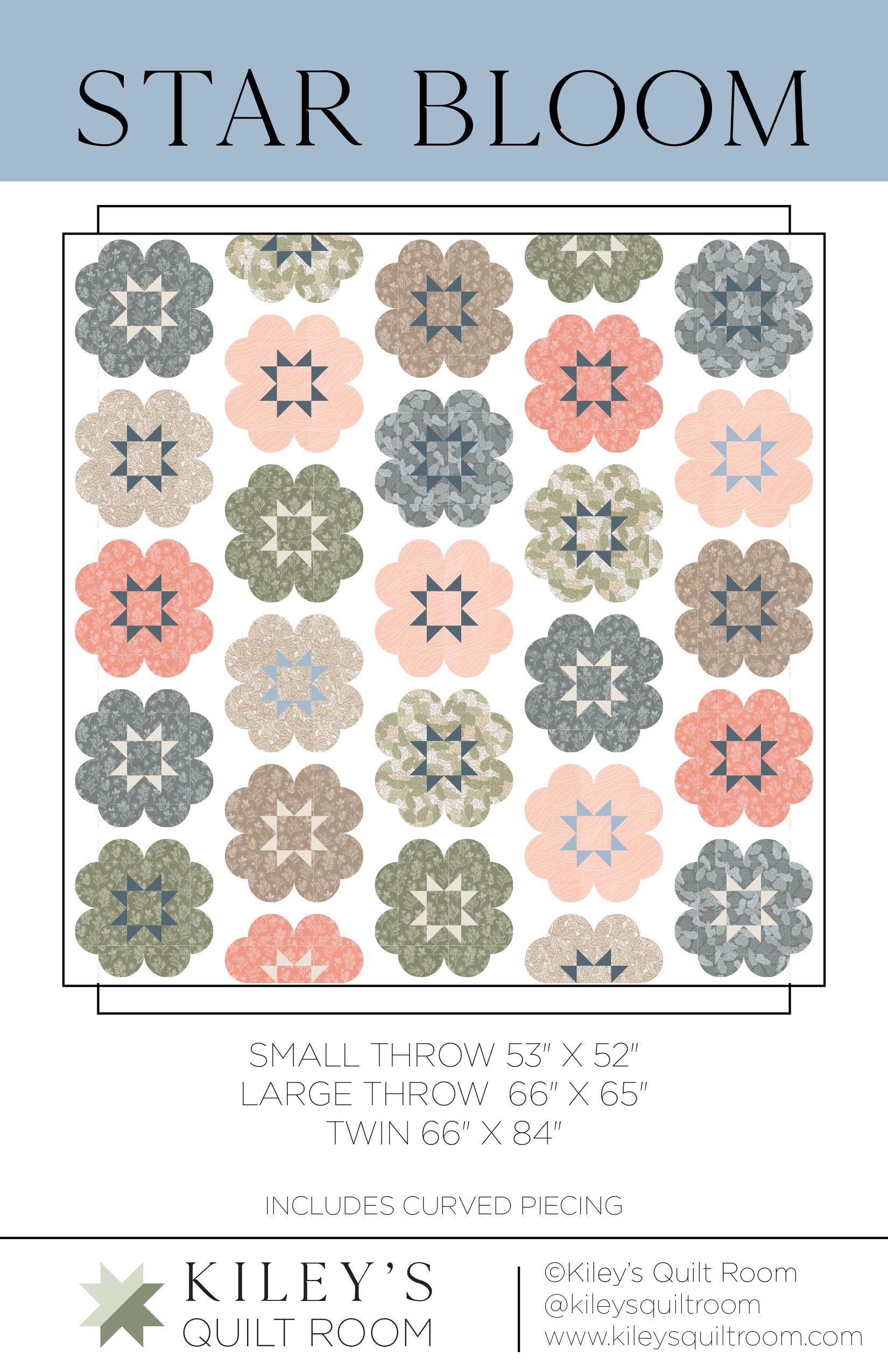 Star Bloom Quilt Patterns PDF Download - Etsy