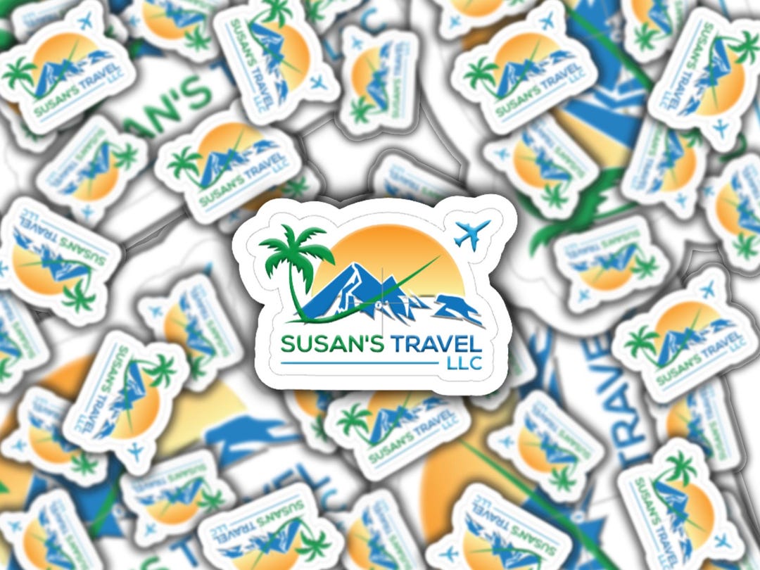 Custom Business Logo Stickers -bulk Logo Vinyl Sticker– Personalized ...