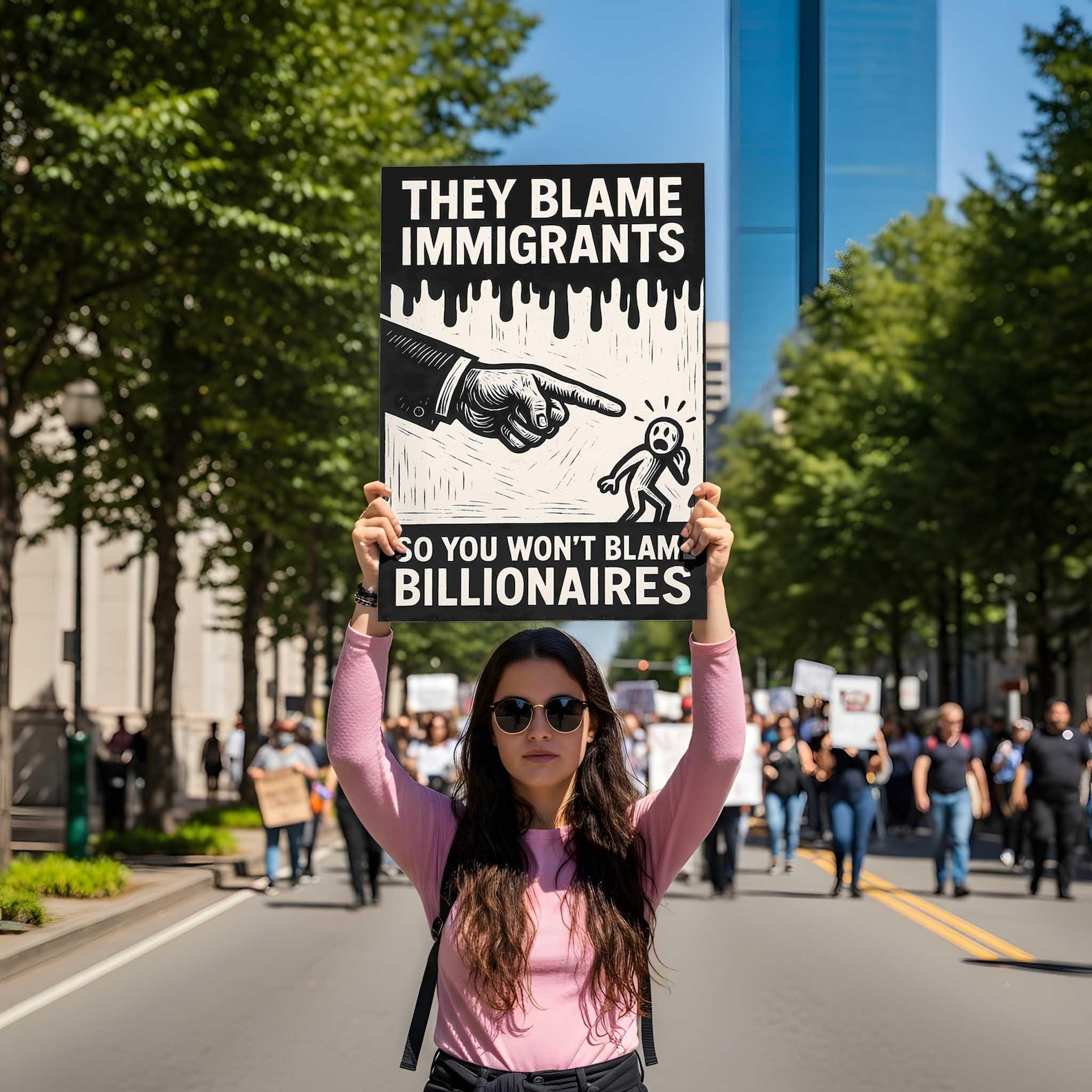 Economic Justice Protest Art: Anti-xenophobia Poster (digital Download ...