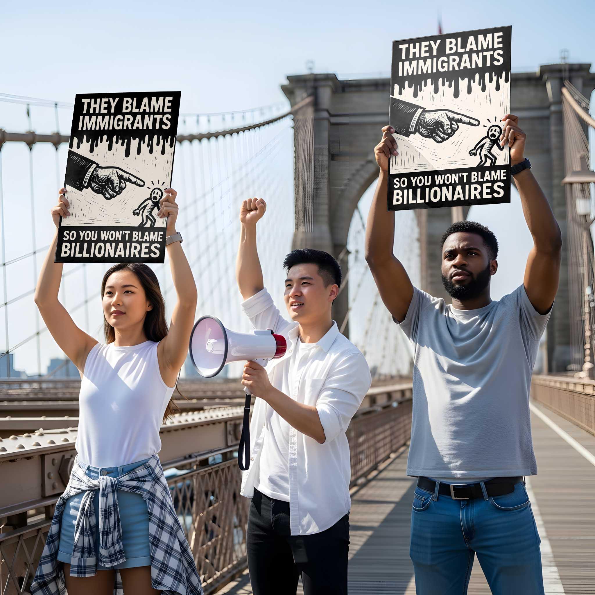 Economic Justice Protest Art: Anti-xenophobia Poster (digital Download ...