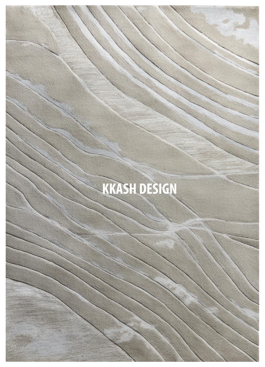 Handmade Customizable Modern Geometric Wool Area Rug, Contemporary ...