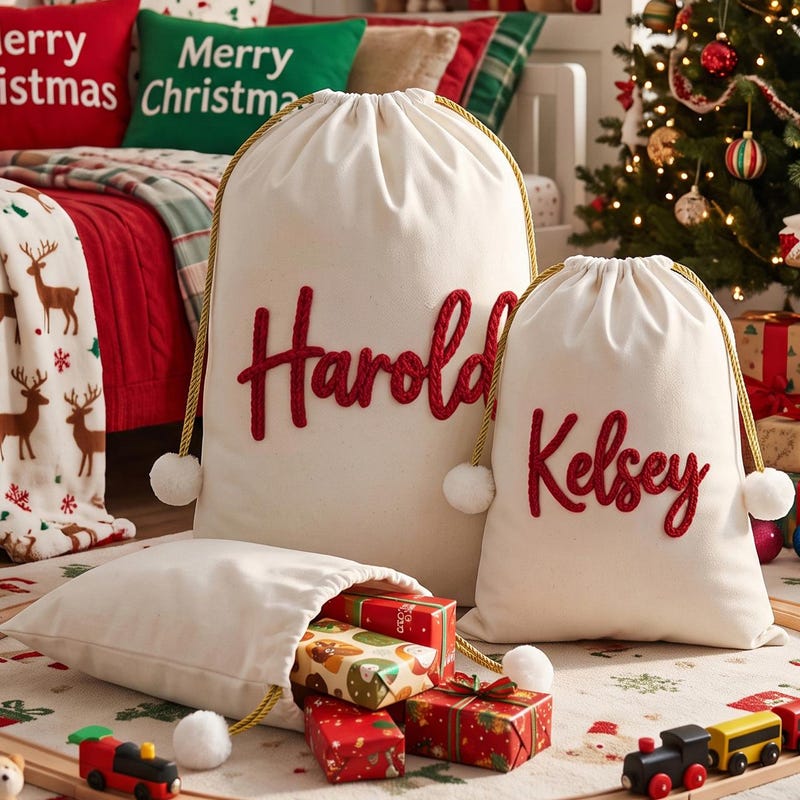 Christmas Paper Bags - Etsy UK