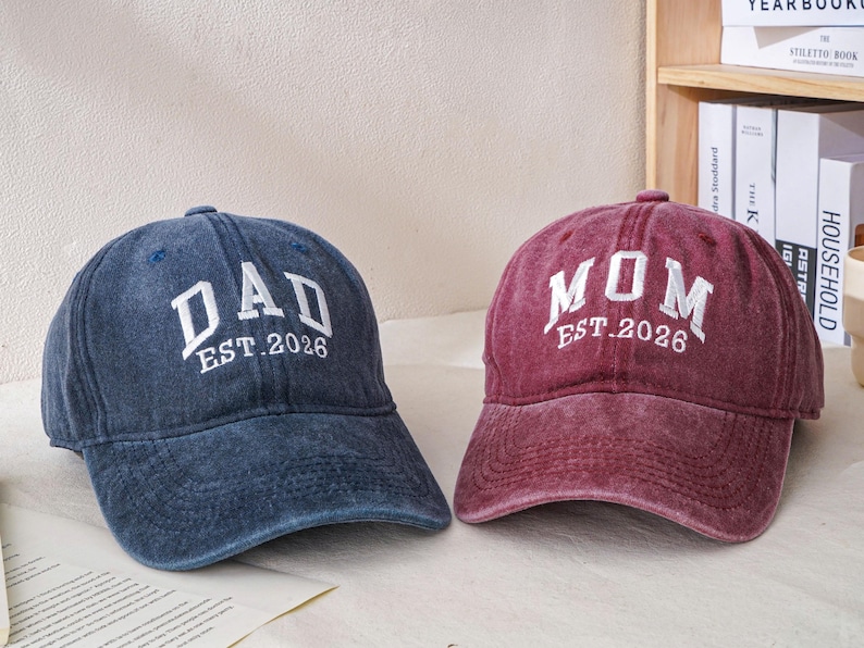Embroidered Text Hat, Dad Hat, Custom Logo Cap, Retro Baseball Hat ...