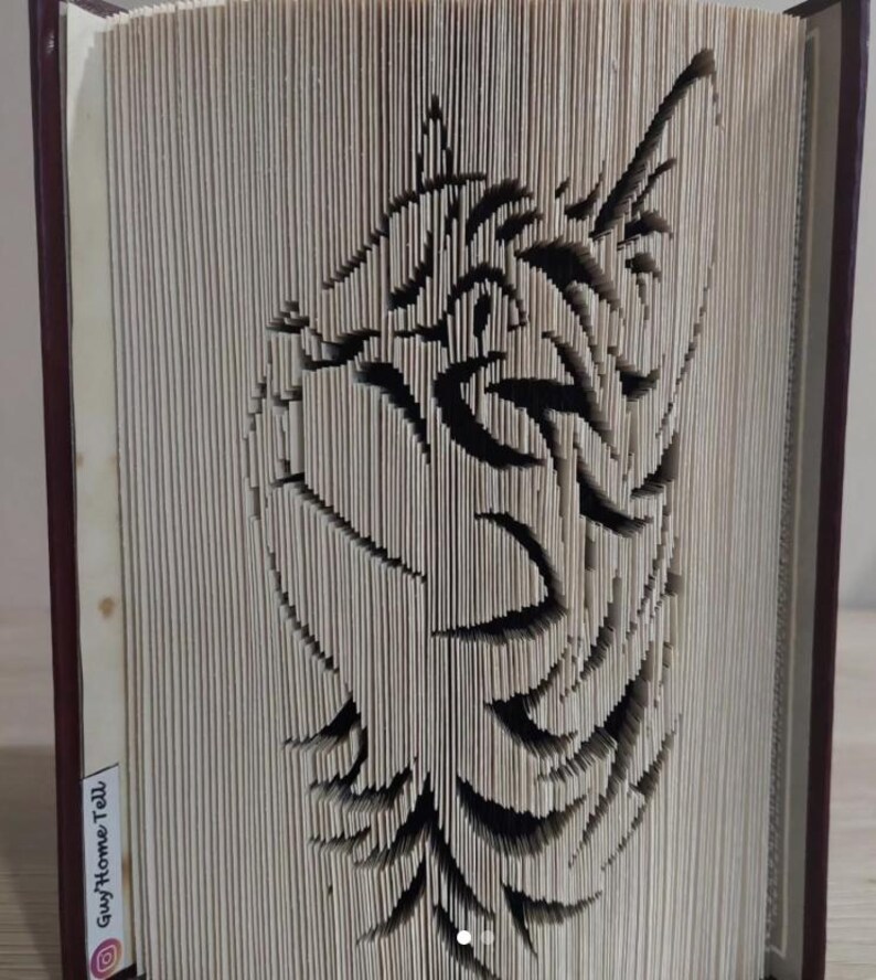 Cat Book Folding Pattern - Etsy
