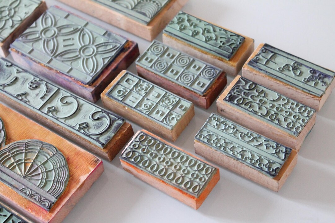 French Stamp Block, Geometric Frieze for School Method, 4659 - Etsy