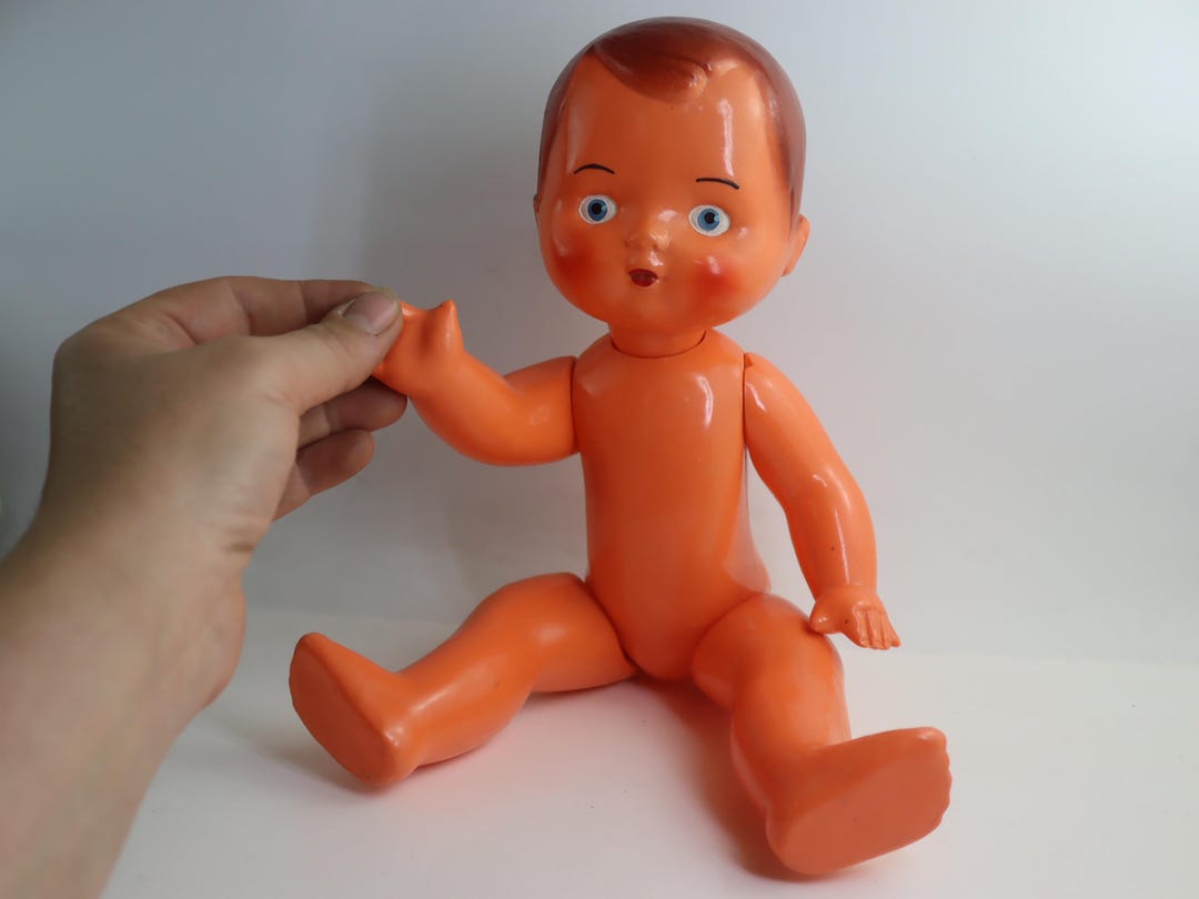 Vintage Celluloid Baby Doll — USSR 1940s–60s — Rare Soviet Toy ...