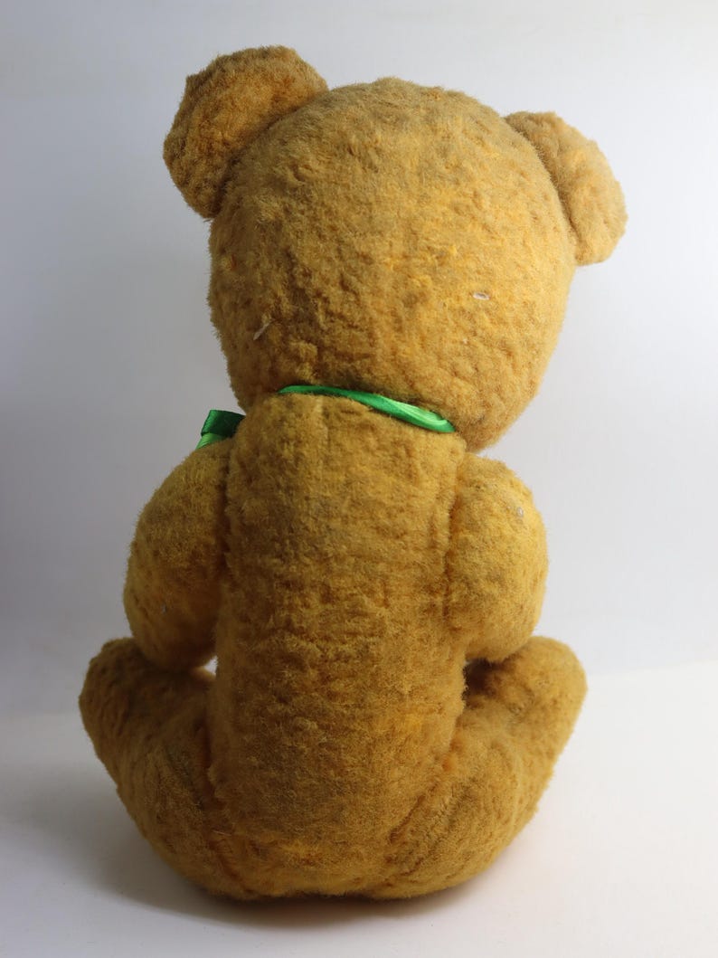 Vintage Teddy Bear USSR 1950s–70s — Old Soviet Plush Toy — Collectible ...