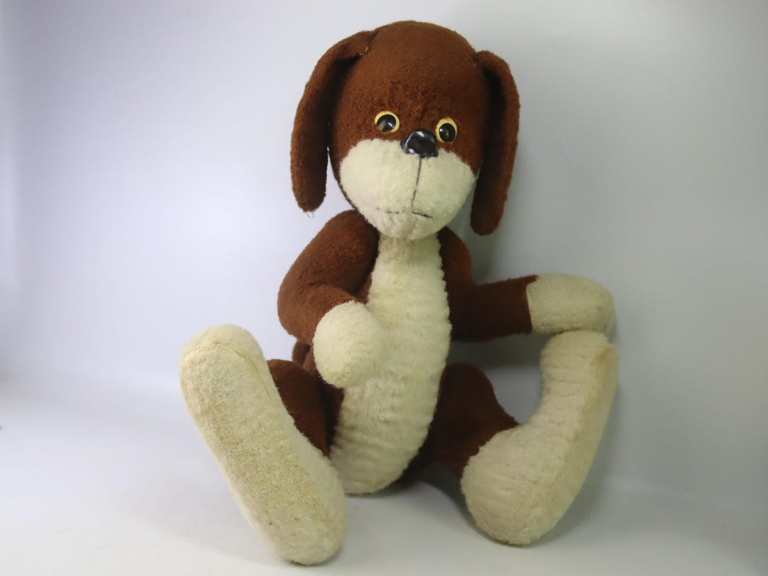 Vintage Plush Dog Pif — Soviet Soft Toy From USSR 1960s–1970s — Large ...