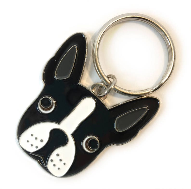 Boston Terrier Key Chain for Home or Car 1 Split Ring - Etsy