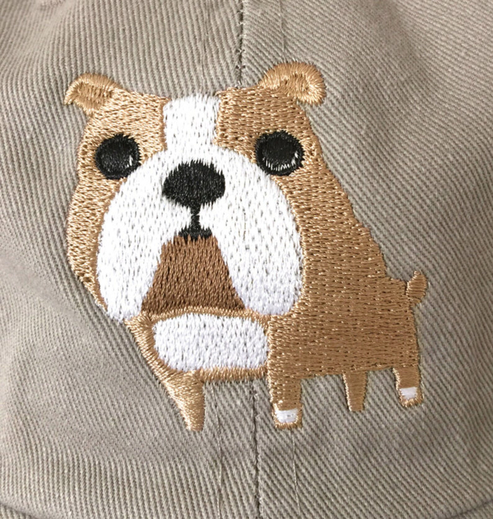 Bulldog Baseball Cap for Women Men and Teens Embroidered Dog | Etsy