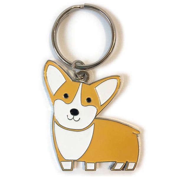 Corgi Keychain - Etsy