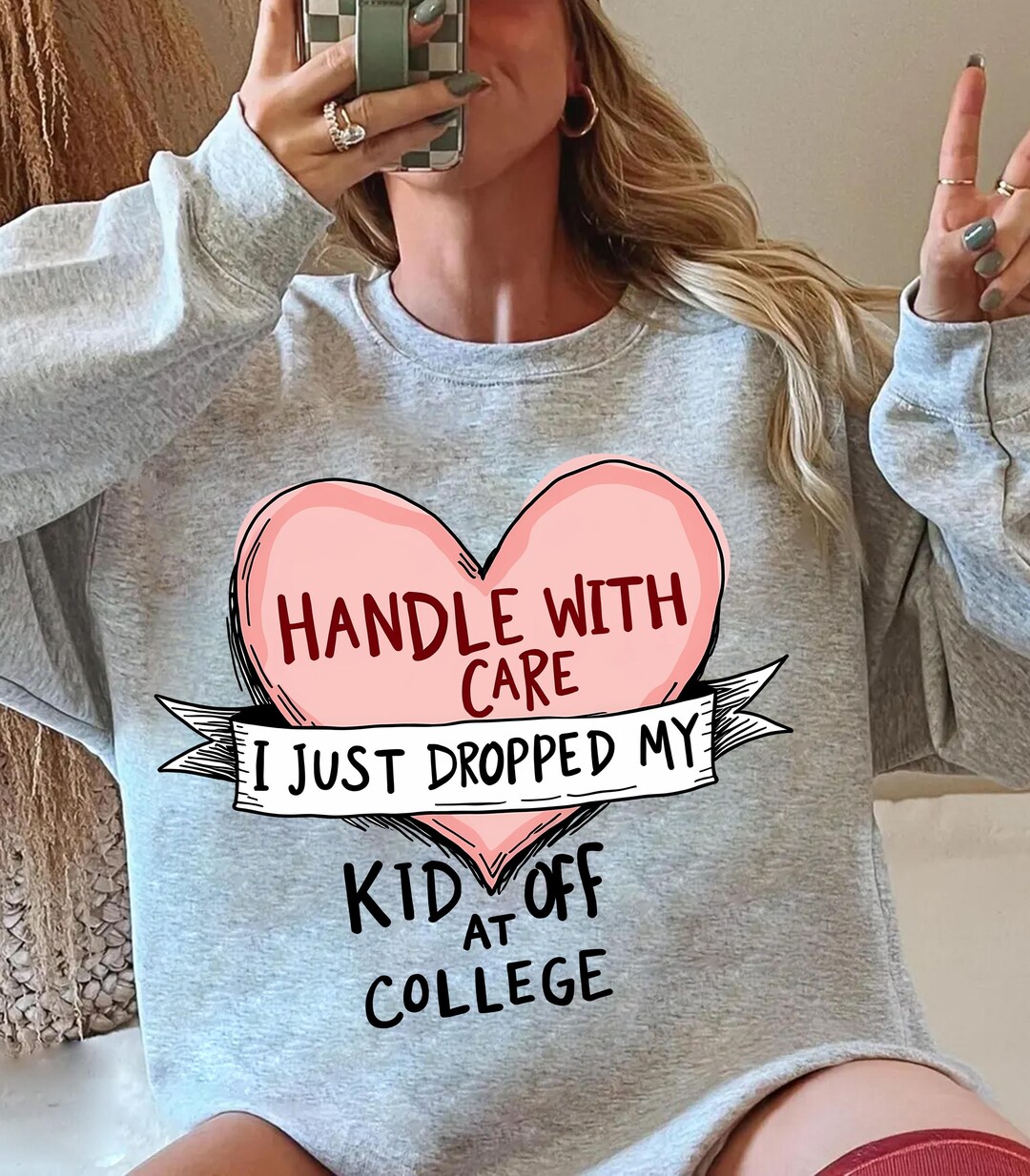 FRAGILE Funny College Drop-off PNG | Digital Download | Back to School ...