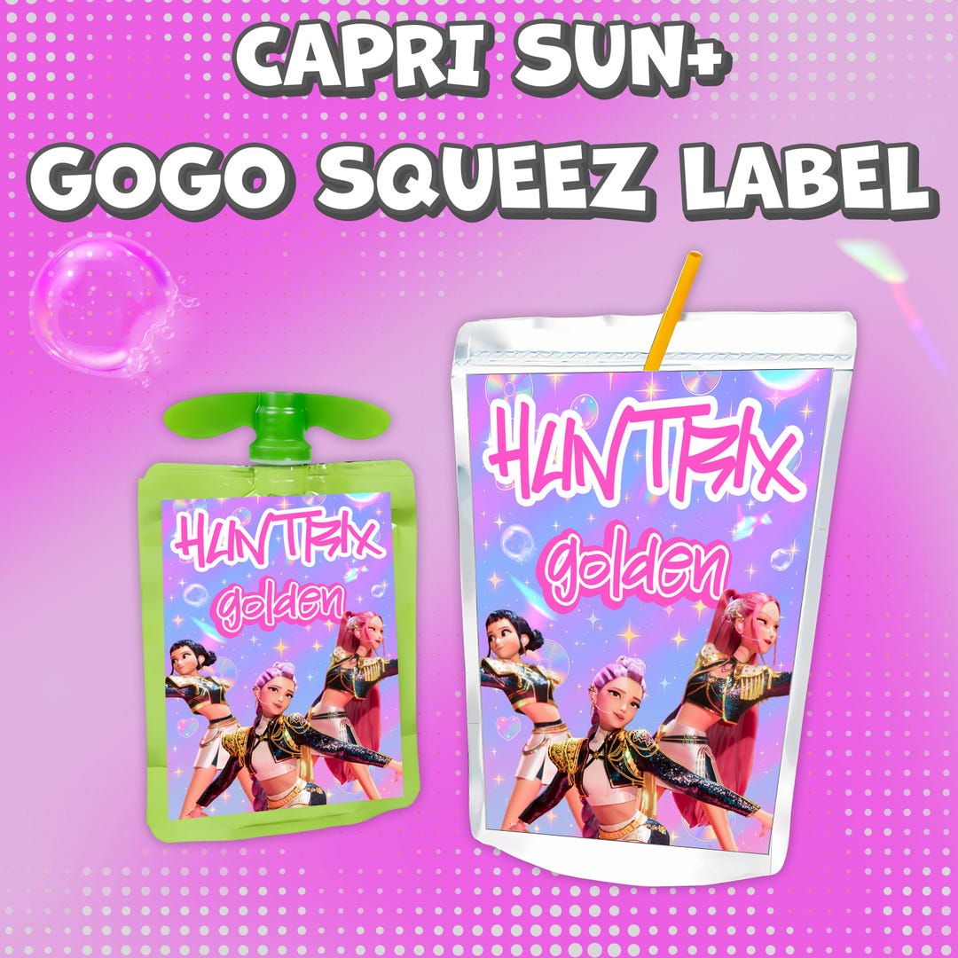 Kpop Demon Hunters, Dr. Han's Tonic Drink Wrapper, Gogo Squeez ...