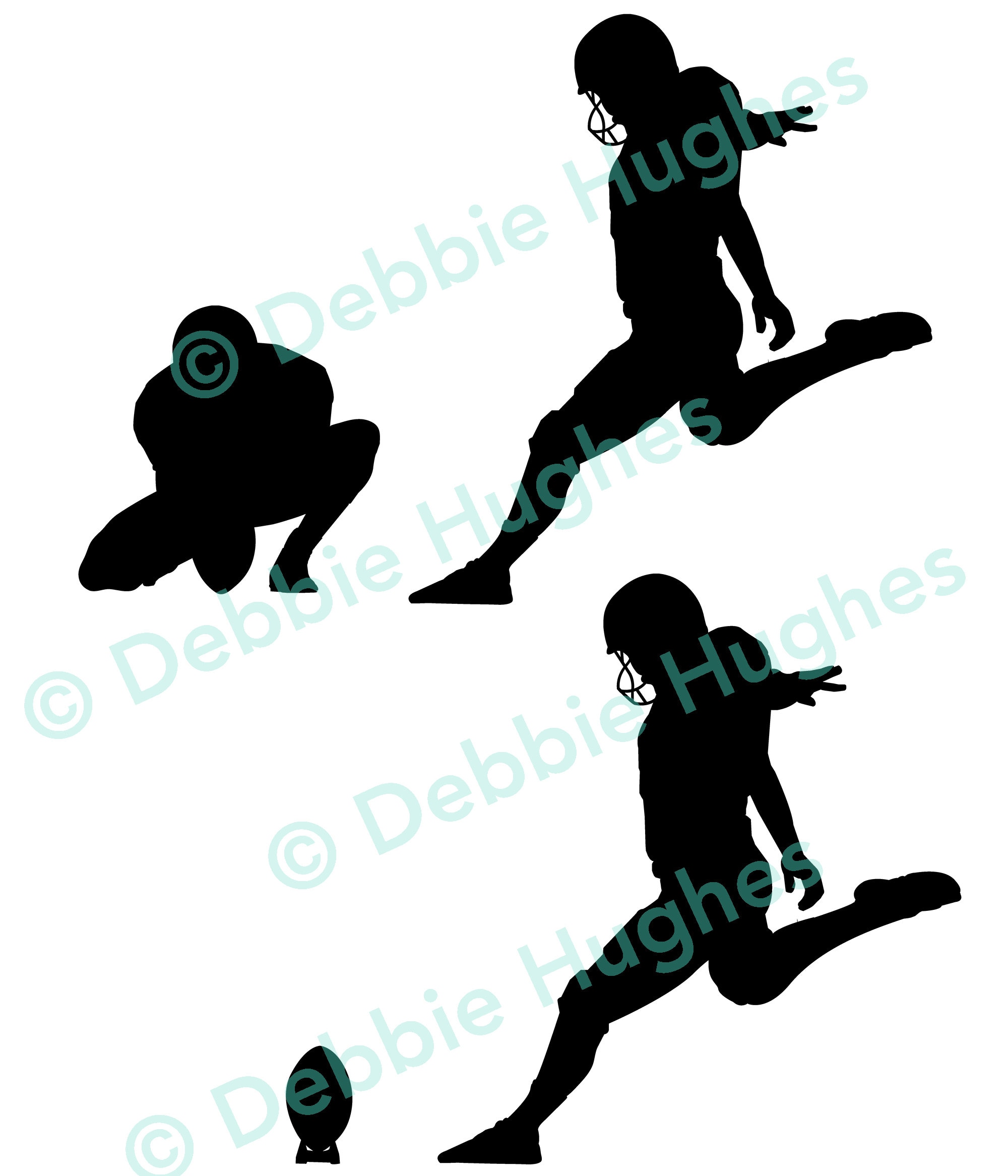 Football Field Goal Vector