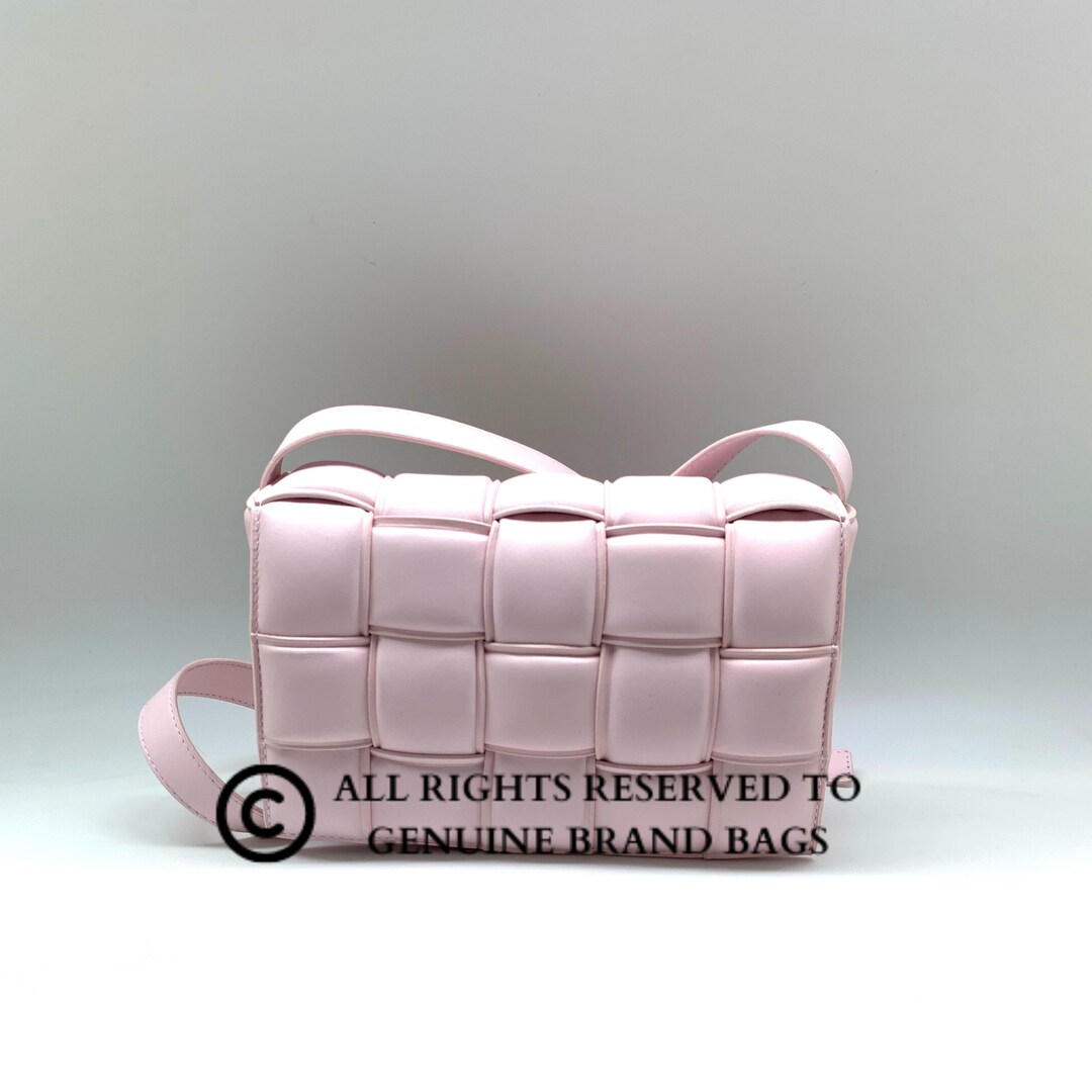 Padded Cassette Seashell Cross-body Bag Made From Soft Lambskin Leather ...