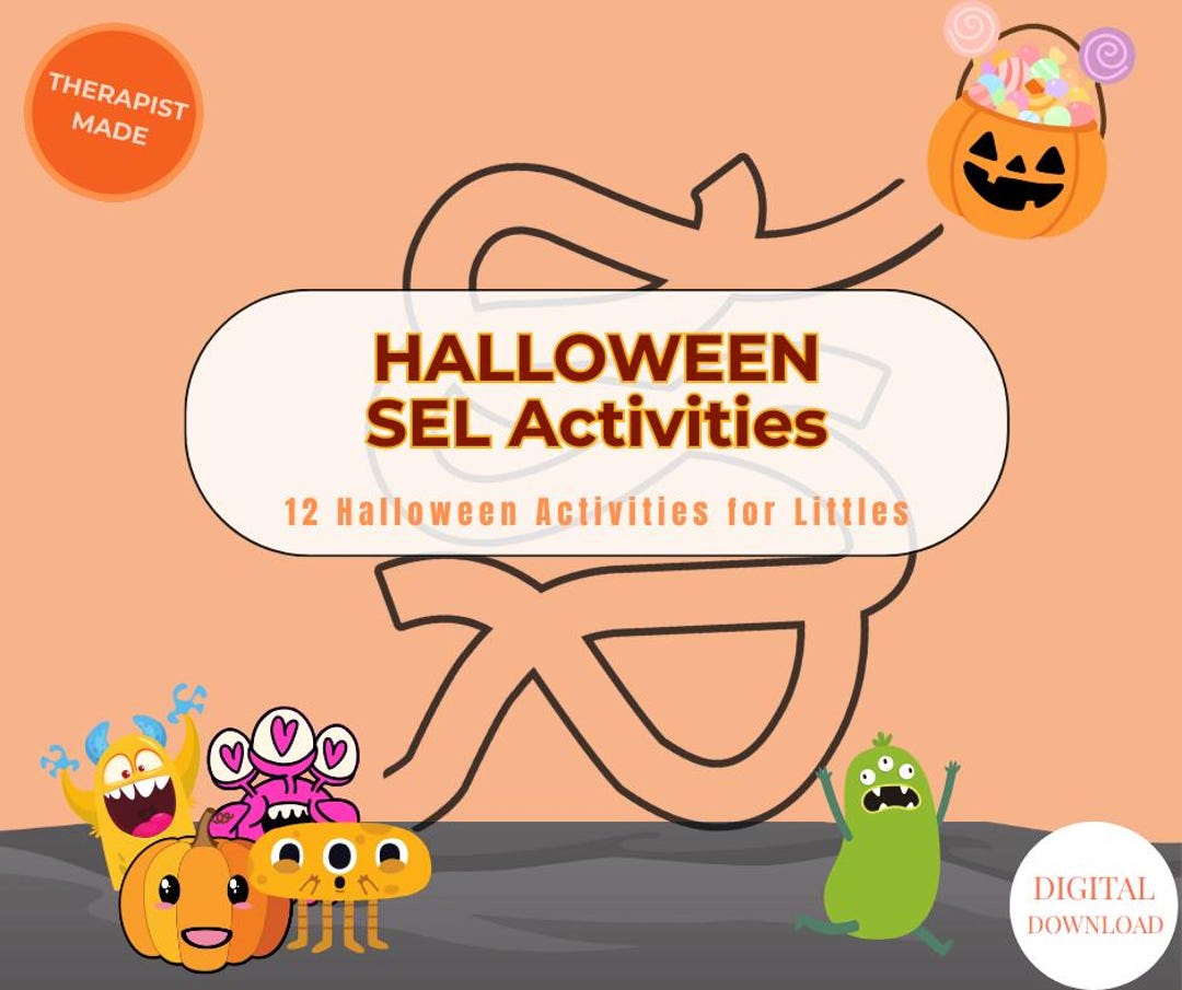 Halloween SEL Activities Pack | Calm Corner, Emotions (PDF Download) - Etsy
